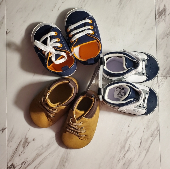 Fila | Shoes | Baby Shoe Bundle 62 Mouths Chestnut Blue And Orange Blue ...